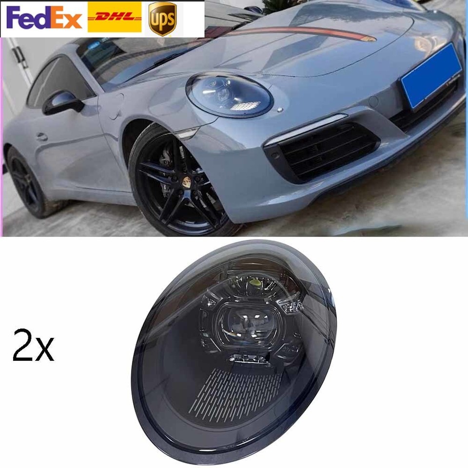 For Porsche 911 Matrix Pair Led Headlights 2012-2018 Drl Animation ...