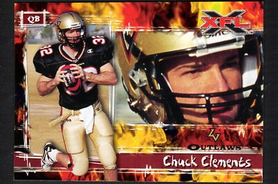 Chuck Clements Las Vegas Outlaws #P5 - 2001 Topps XFL | eBay