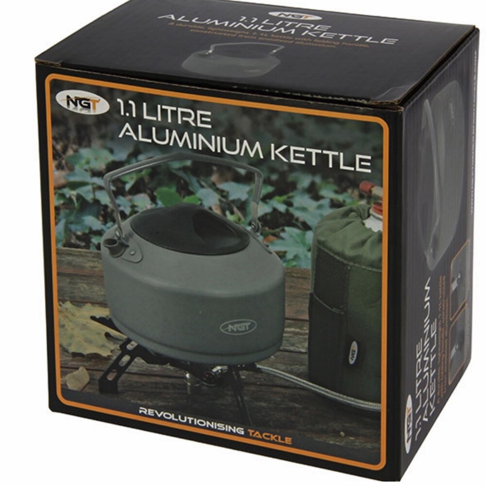 NGT Kettle Brew Kit Set Carp Fishing Holdall 2 Cups 3 Pots Case Tackle ...