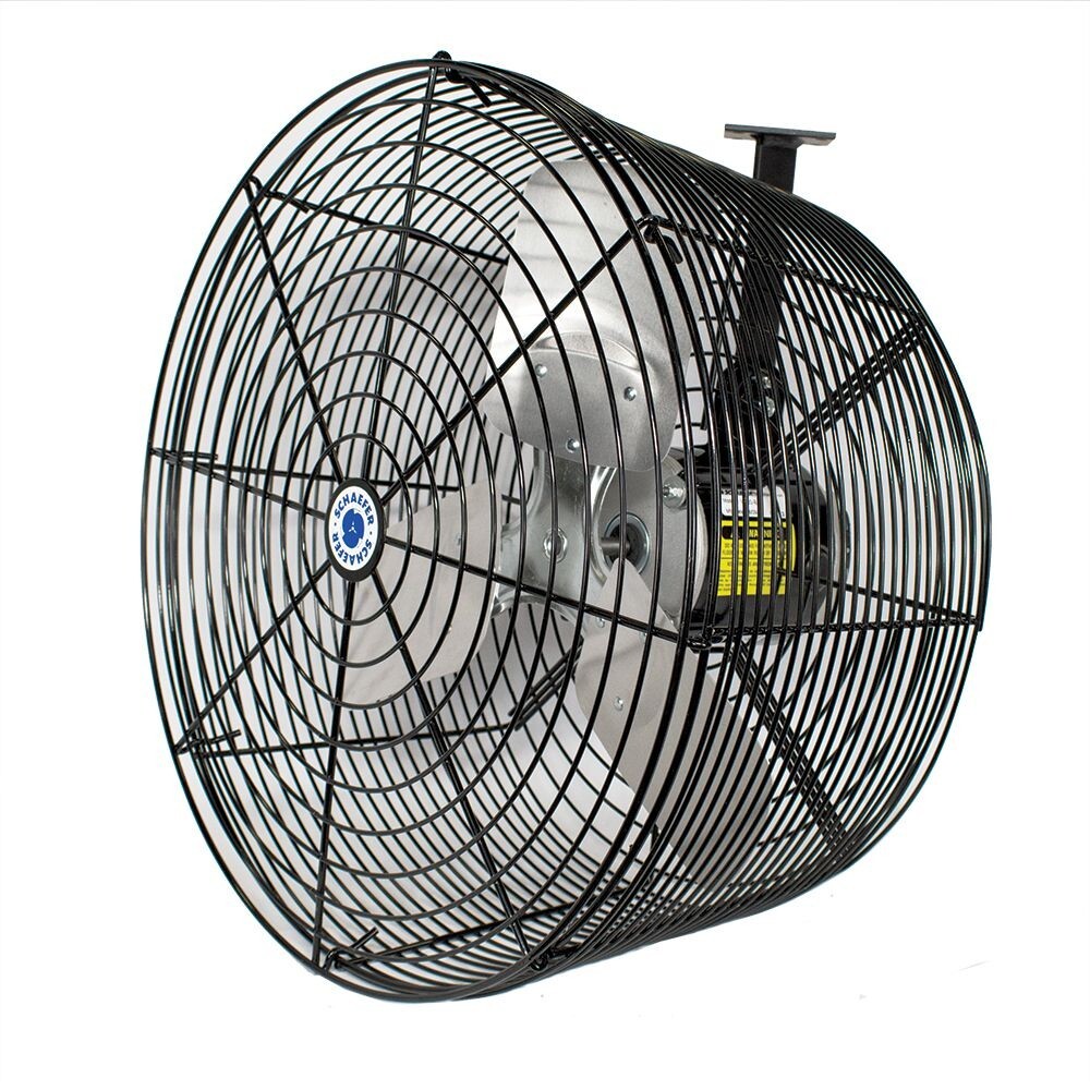 Schaefer VK20-B 20" Versa-Kool Circulation Fan, Cord, Mount, Black | eBay