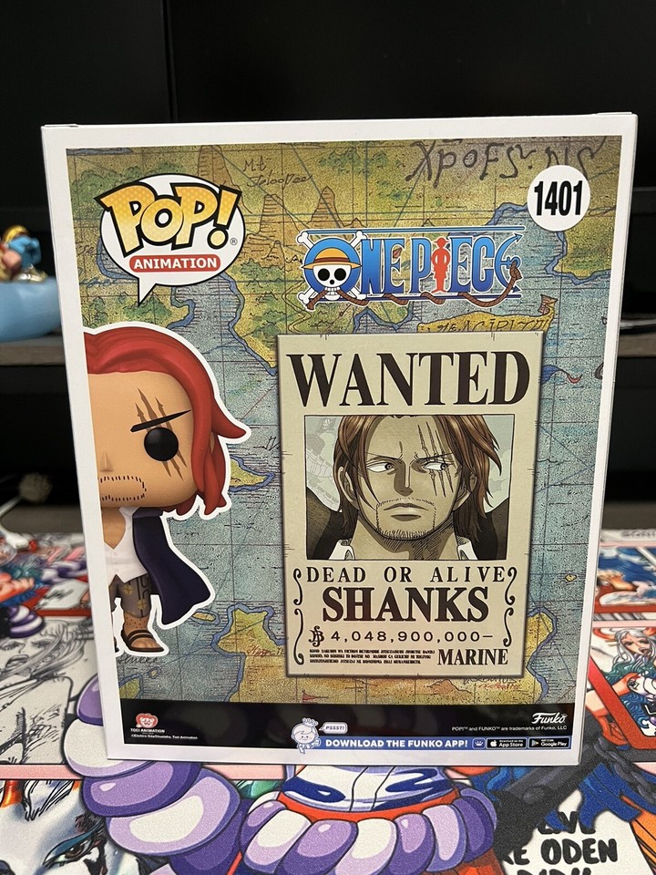 Official C2E2 Con Sticker! - Shanks Wanted Poster-protector Included-NO ...