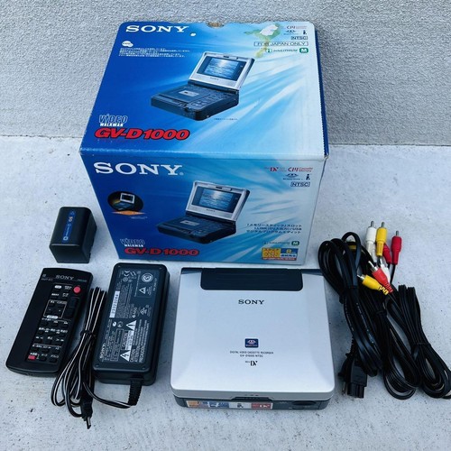 Sony GV-D1000 MiniDV Recorder Portable Digital Video Cassette Player ...