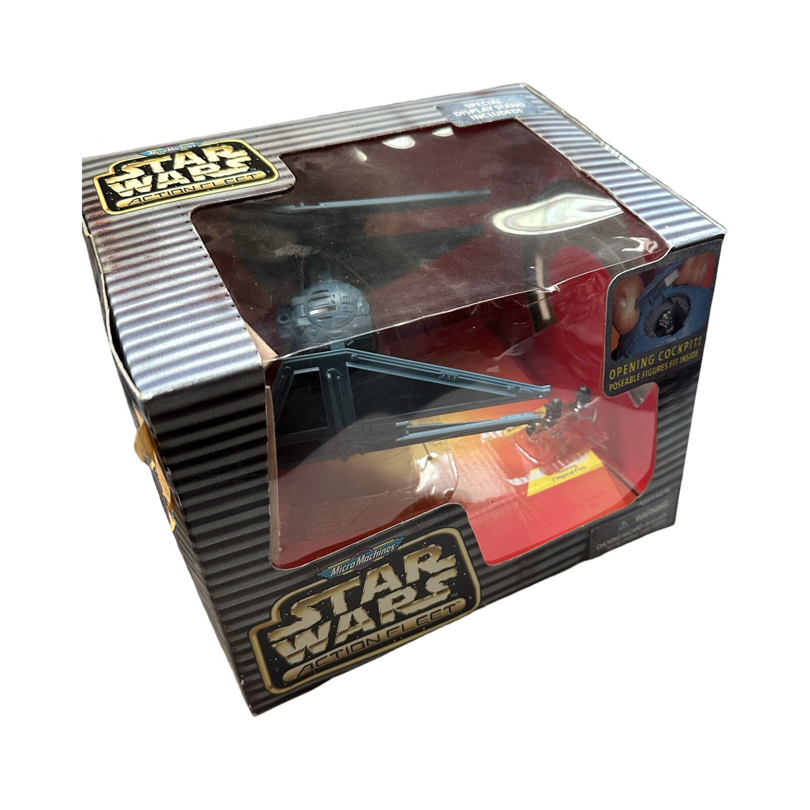 Star Wars Action Fleet Micro Machines Tie Interceptor Starfighter 1996 ...