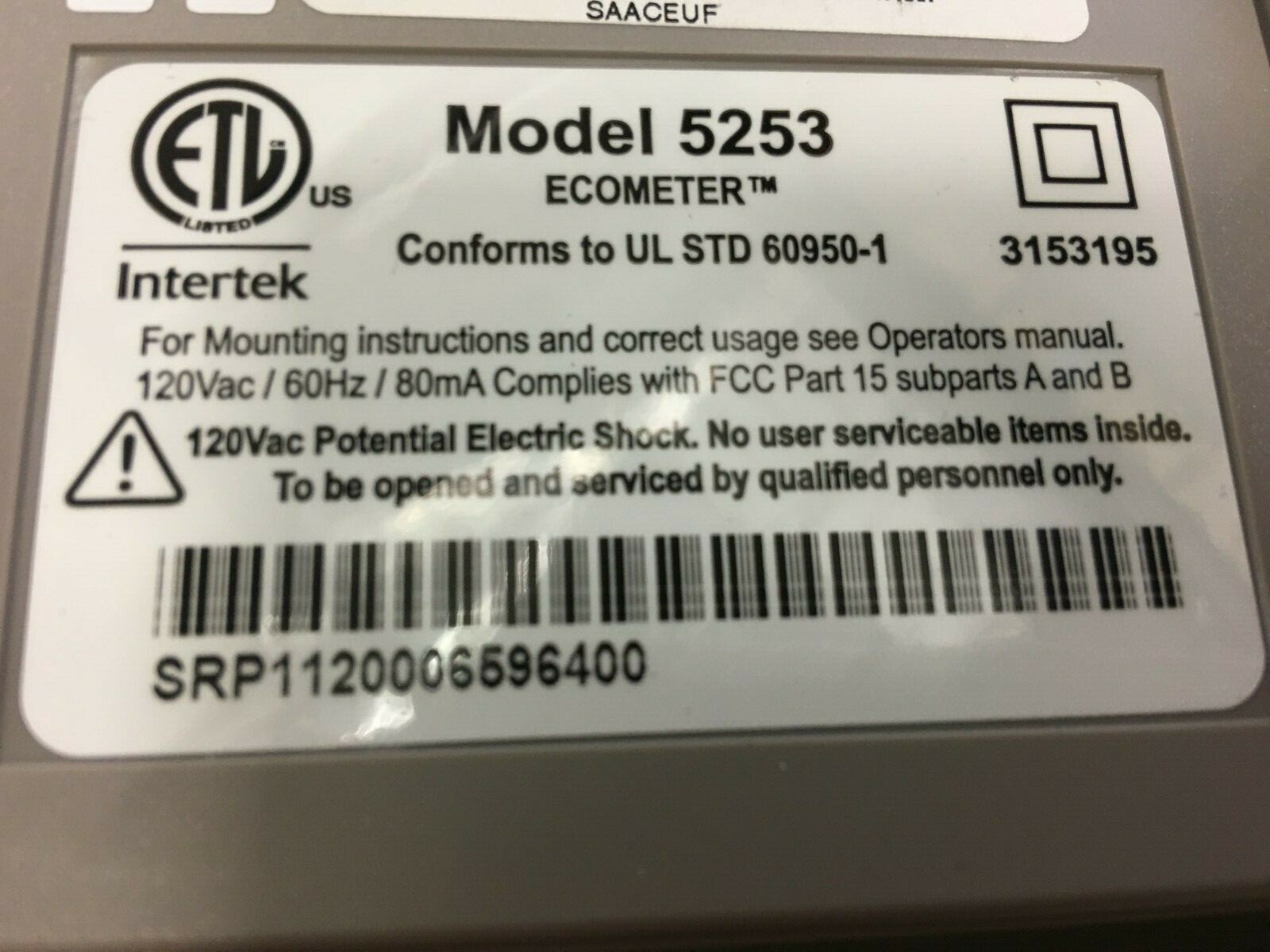 Lot of 10 SRP M-Power ECOMETER Model 5253 FREE SHIPPING! | eBay
