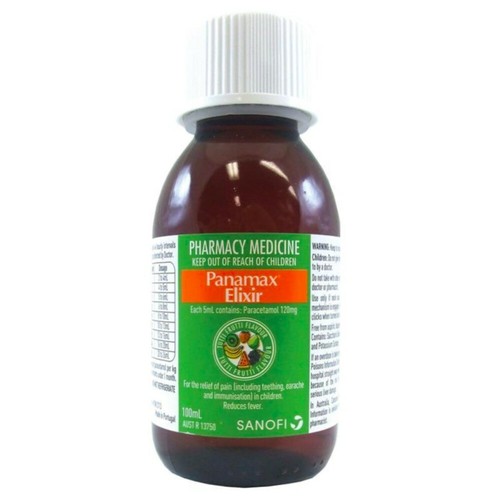 Panamax Elixir 100mL Paracetamol 120mg/5mL (Panadol Children Generic ...