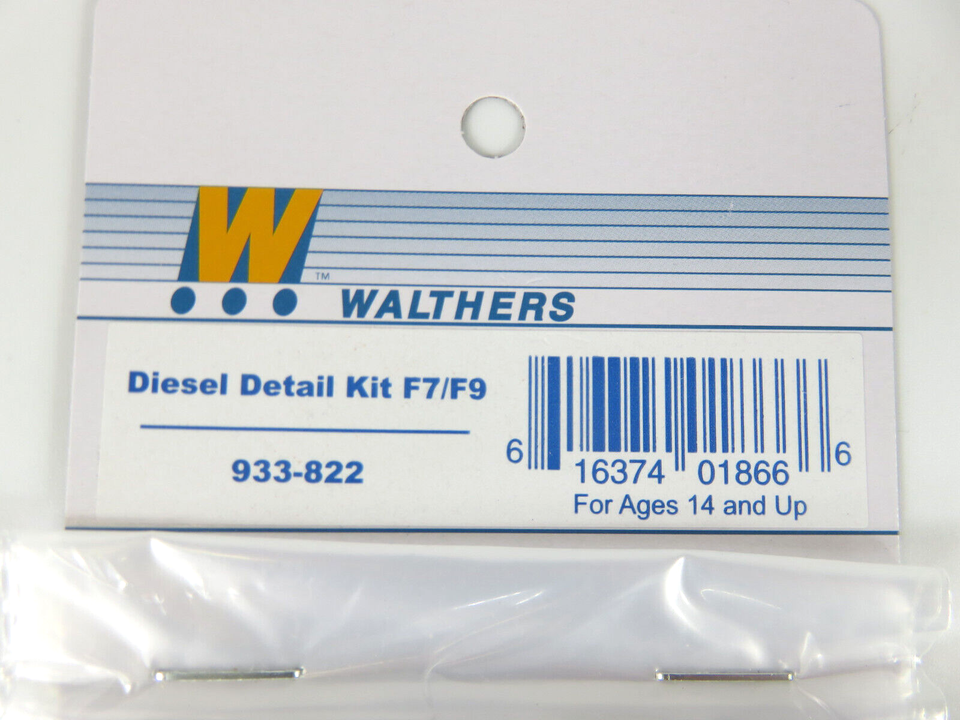 Walthers 933-822 Dress-Up Kit Fits HO Scale Athearn Blue Box F7 F9 A/B ...