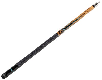 Athena ATH04 Pool/Billiards Cue - Black w/ Turquoise Hearts and Points ...