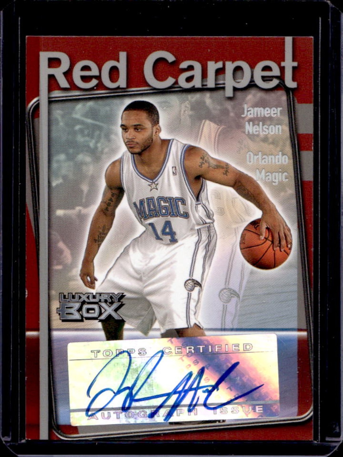 Jameer Nelson 2004 Topps Luxury Box #120 Season Tickets Price Guide ...