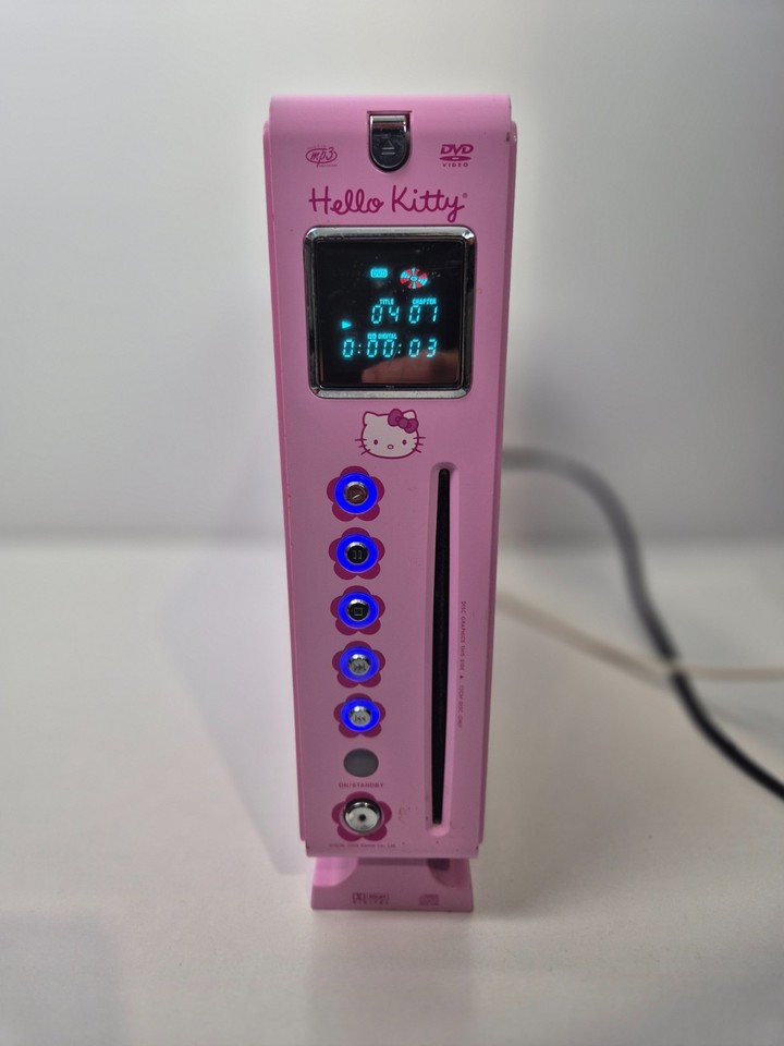 Hello Kitty Pink DVD Player KT2350 - No Remote - Region 4 - Tested and ...