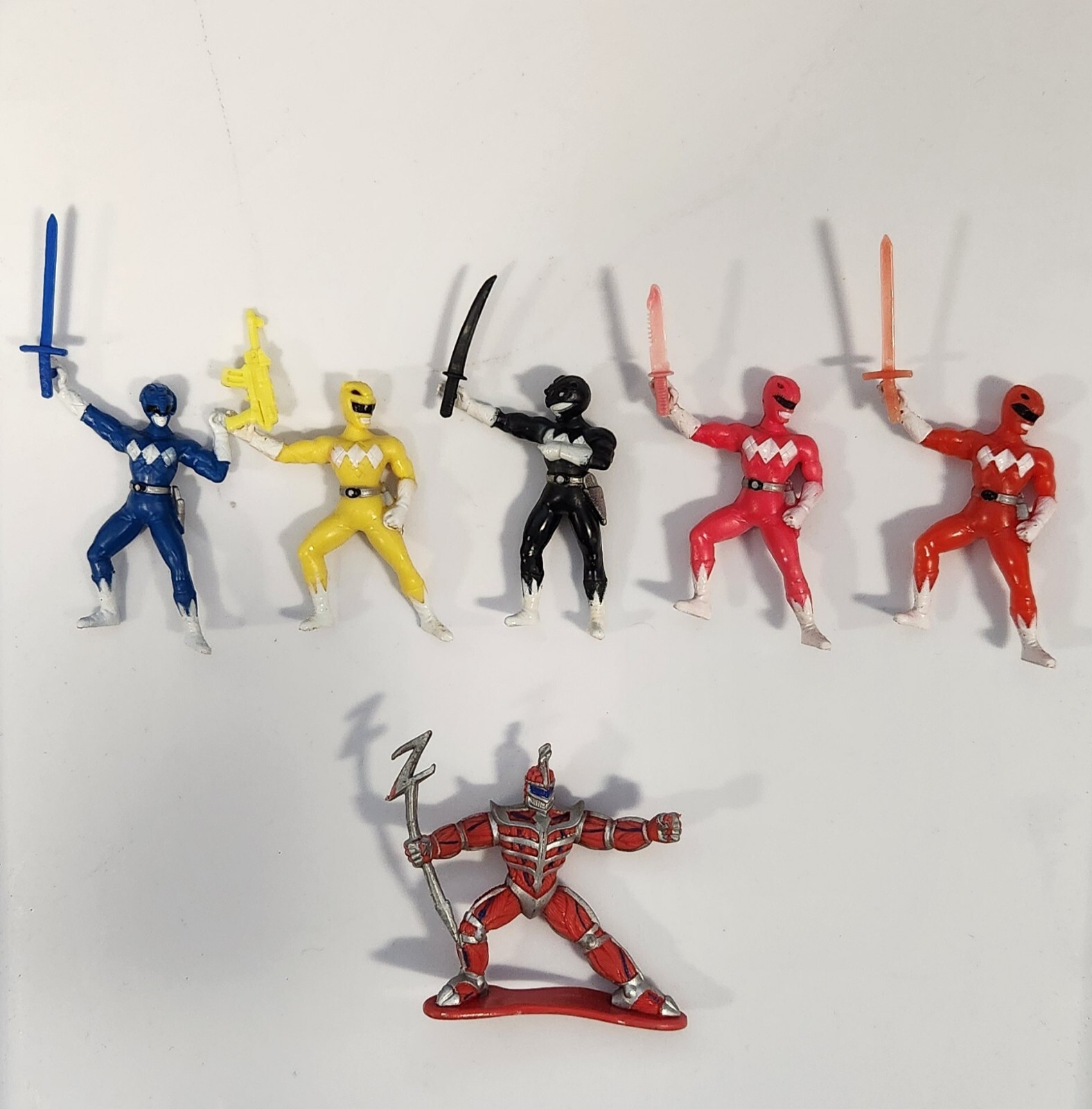 Vintage Mighty Morphin Power Rangers Bootlegs Power Hero Mini Figures ...