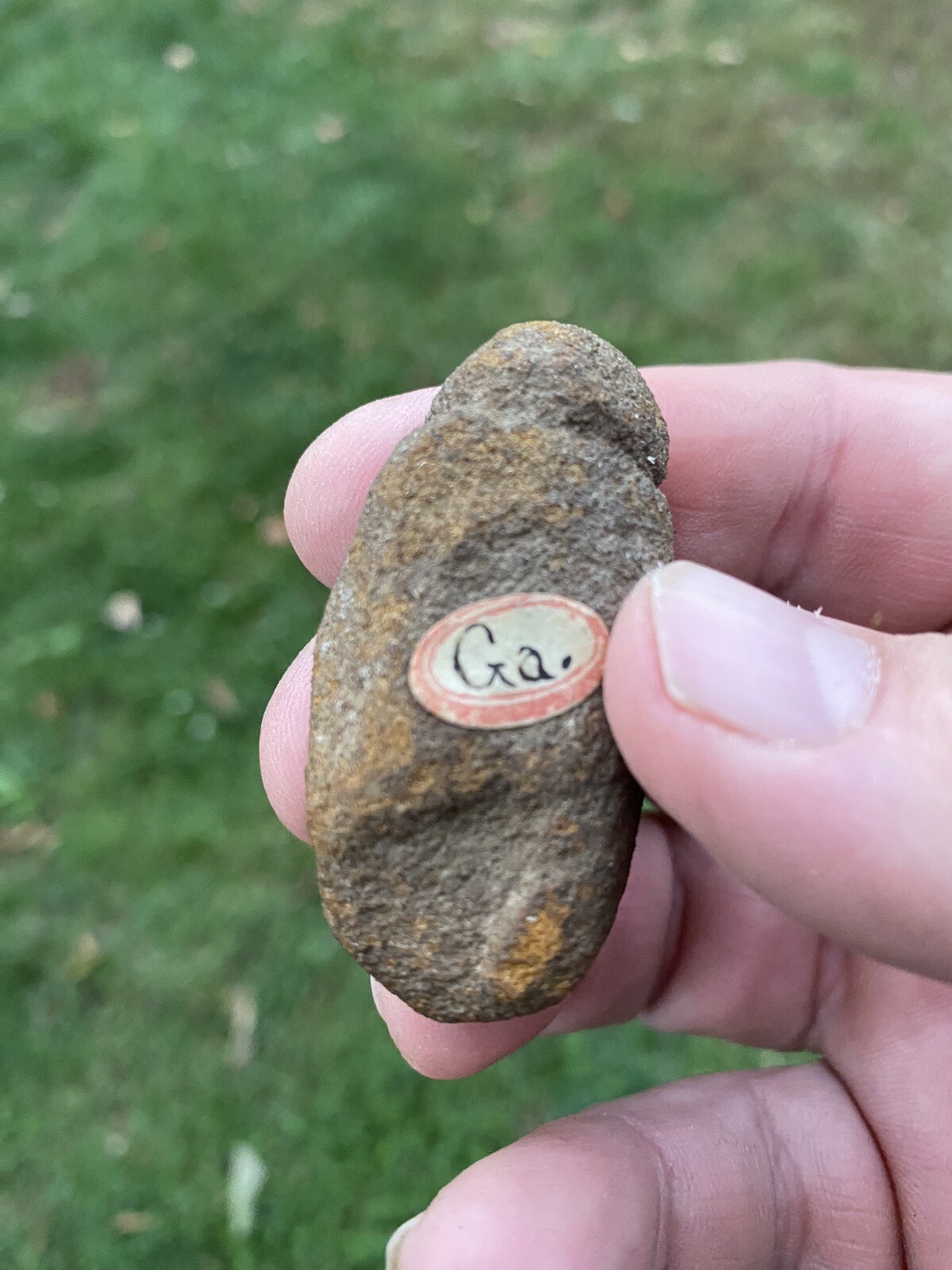 Cool Georgia Pendant or Plummet arrowheads Indian artifacts | eBay