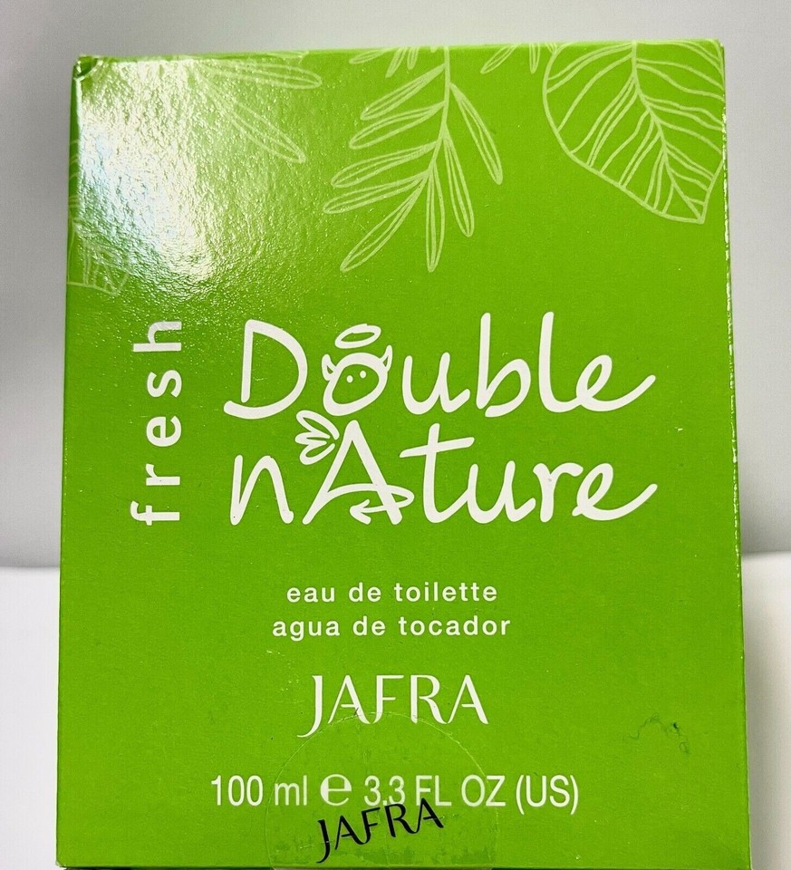 Jafra Double Nature Fresh Eau de Toilette BIGGER SIZE 3.3 oz New in Box ...