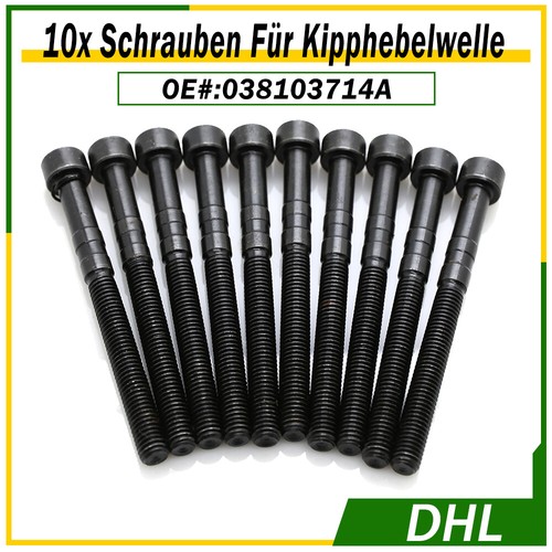 10* Schrauben Für Kipphebelwelle M8x90 Für VW T5 2.5 TDI 038 103 714A ...