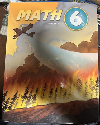 BJU Press Math 6, 3rd edition, student worktext | eBay