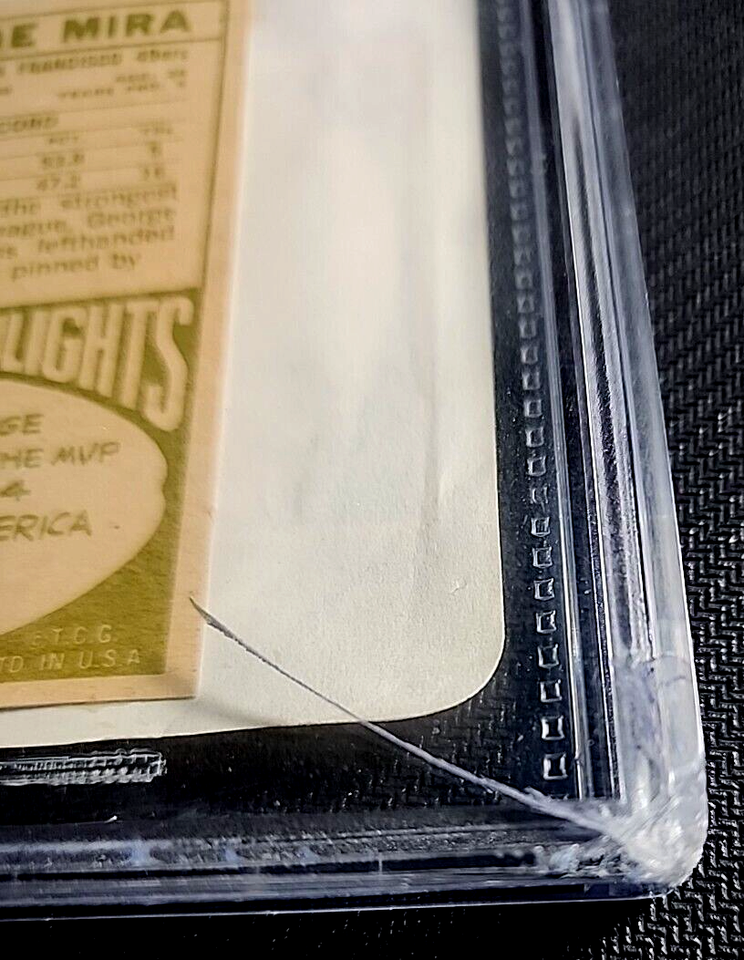 1968 Topps Vault File Copy 12 Card Page #7 - #12 BGS Authentic 1/1 One ...