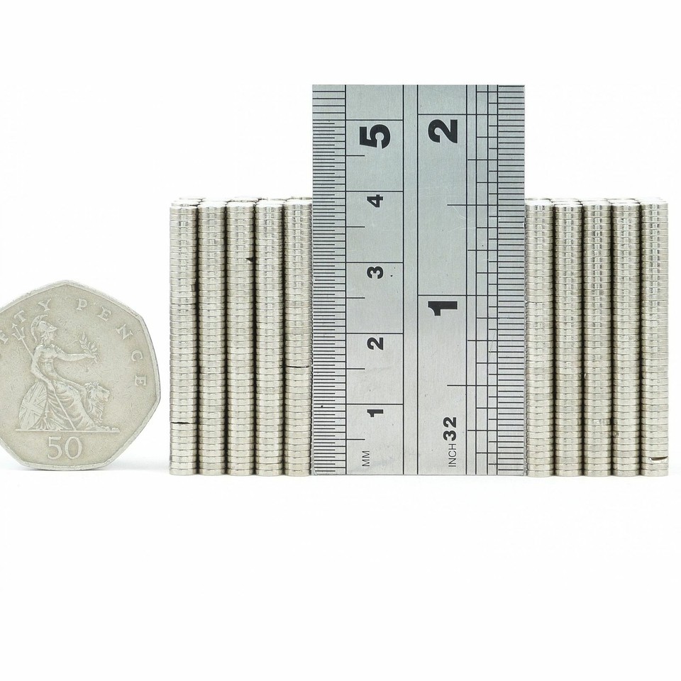 N52 10mm x 1.5mm strong Neodymium disk magnets craft DIY MRO cheap Var ...