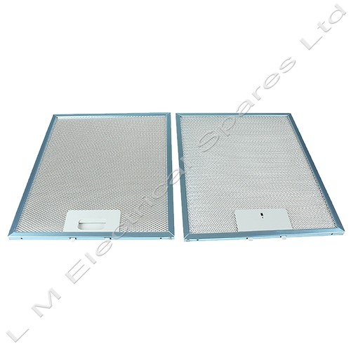 2 x Metal Oven Cooker Hood Extractor Fan Vent Filters For LG 300 x ...