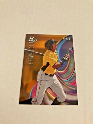 2018 BP Lolo Sanchez Orange Refractor 9/25 Made Card #TOP-77 C0002812 ...