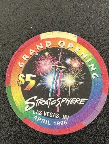 Stratosphere Las Vegas $5 Grand Opening 1996 Casino Chip | eBay