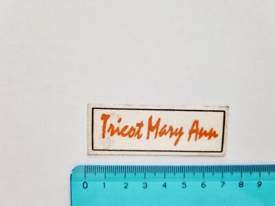 Adhesive Tricot Mary Ann Sticker Autocollant Vintage 80s Original | eBay