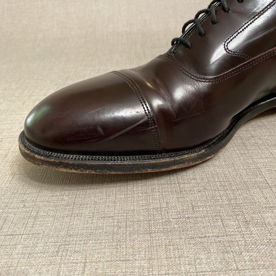 Johnston and Murphy OPTIMA Mens Shoes-Made in USA-Cap Toe-maroon-US ...