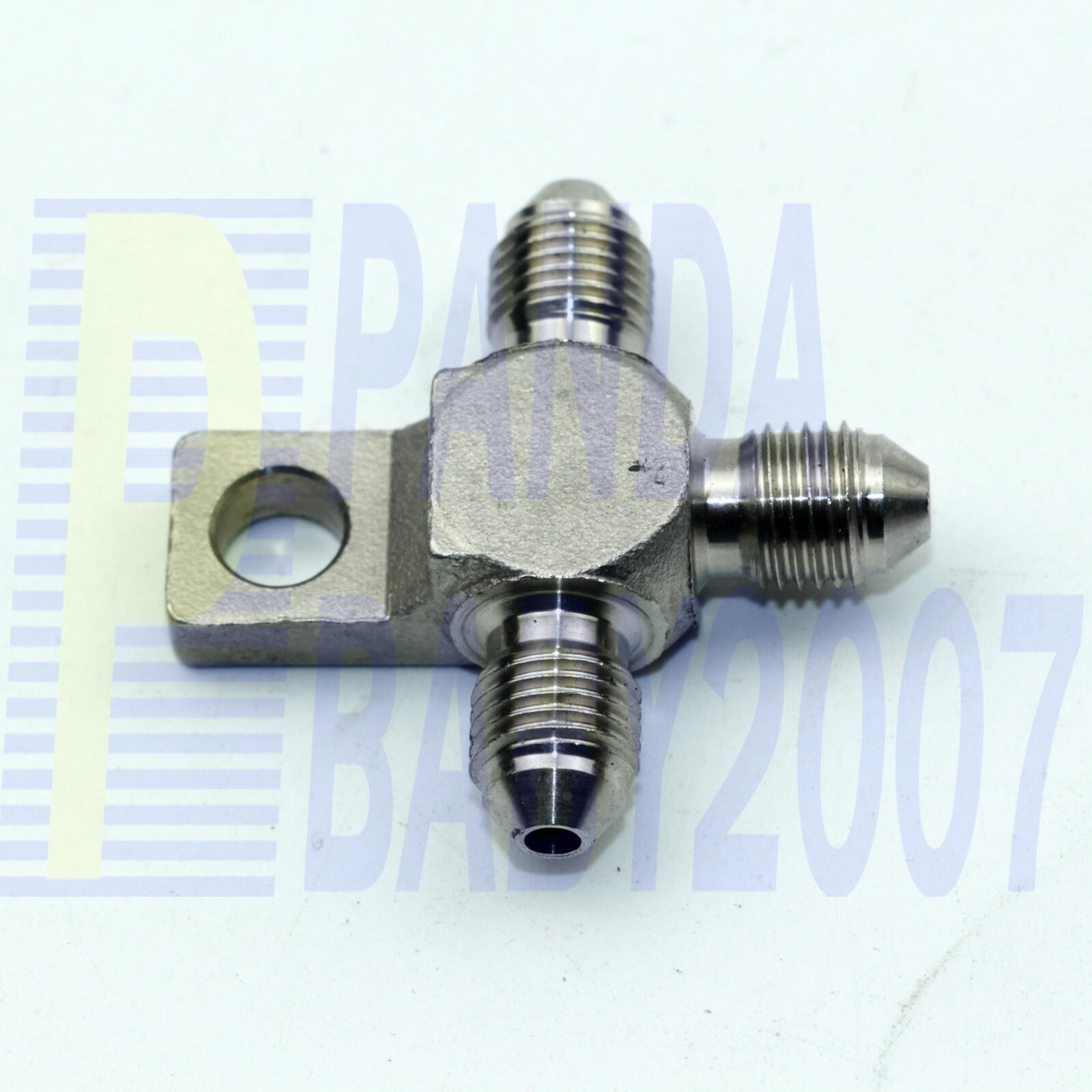 SUS T Tee 3 way Brake Line Male AN3 3AN Fitting Connector Splitter ...
