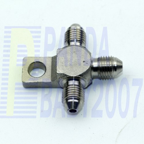 SUS T Tee 3 way Brake Line Male AN3 3AN Fitting Connector Splitter ...