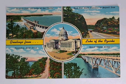 Lake The Ozarks MO-Missouri, Scenic Greetings, Vintage Postcard | eBay