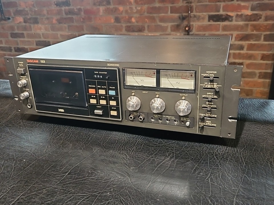 **SEE VIDEO** TASCAM 122-B Pro Studio Cassette Deck Audiophile Recorder ...