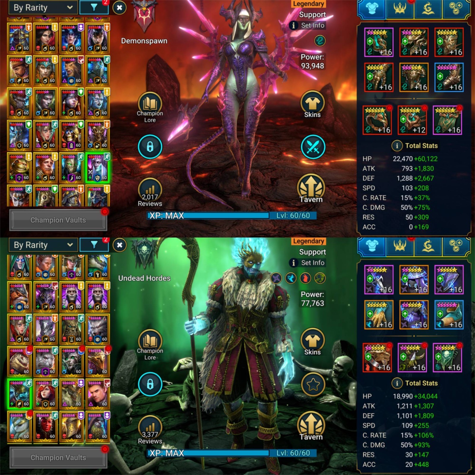 Raid Shadow Legends!4 Mythic 131 Legend!Nell,Marius,Gnut,Karnage ...