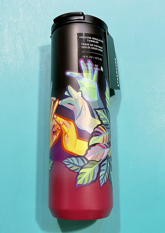 Starbucks American Sign Language ASL Hand Movements 16 oz Tumbler by ...