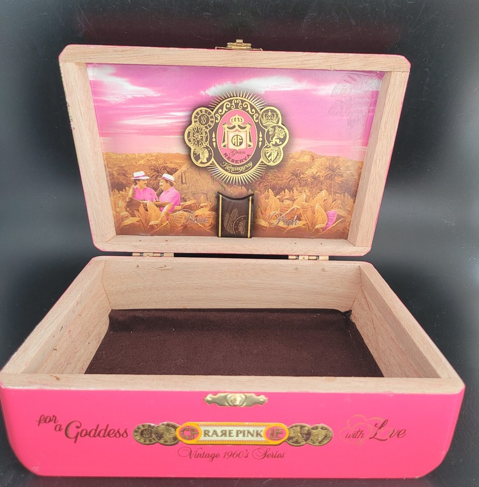 Arturo Fuente Rare Pink 1960’s Series Empty Cigar Box | eBay