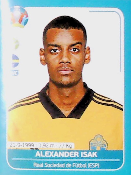 483 SWE 27 Alexander Isak Figurina Sticker UEFA EURO 2020 | eBay
