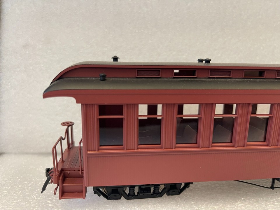 Accucraft trains On30 Jackson & Sharp Coach (RED) | eBay