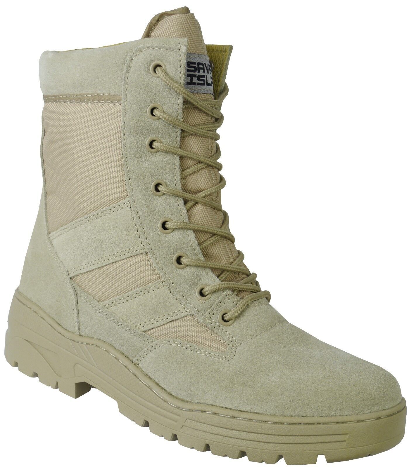 Leather/Suede Army Patrol Combat Boots SIDE ZIP Security Police Cadet ...