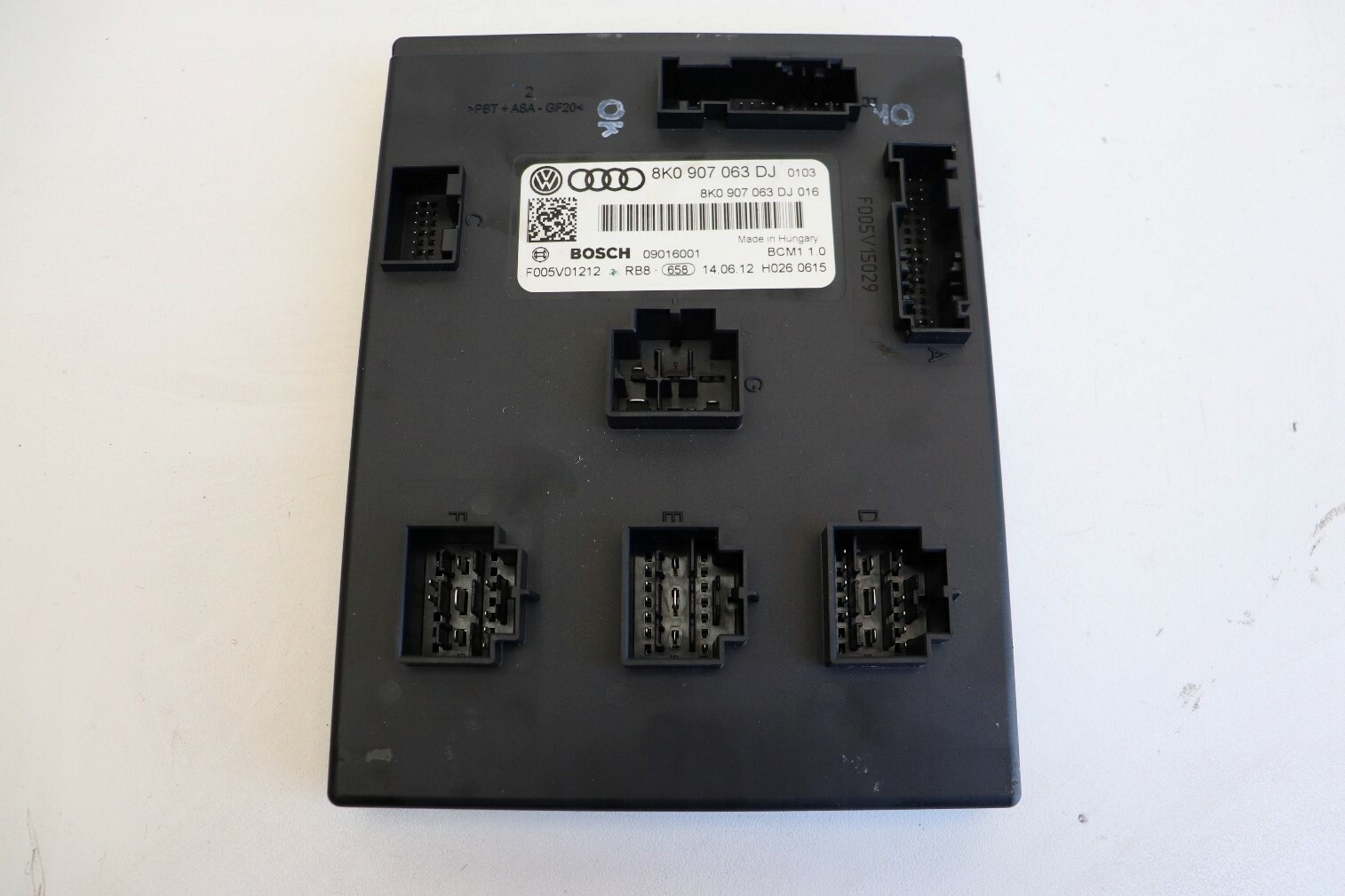 Audi RS5 B8 8T Coupe 2013 BCM Body Control Unit ECU 8K0907063 J174 ...