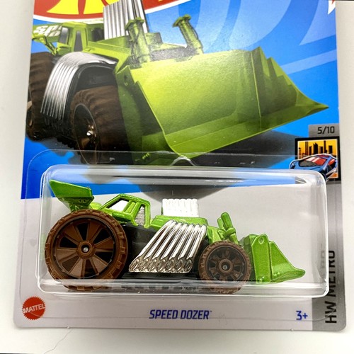 Hot Wheels Speed Dozer Green #147 Mainline 2024 Case H Let's Race | eBay