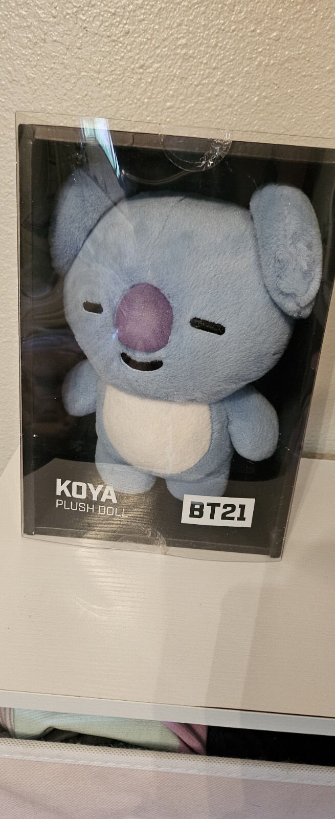 AUTHENTIC BTS BT21 KOYA PLUSH STANDING DOLL OFFICIAL OPENED | eBay