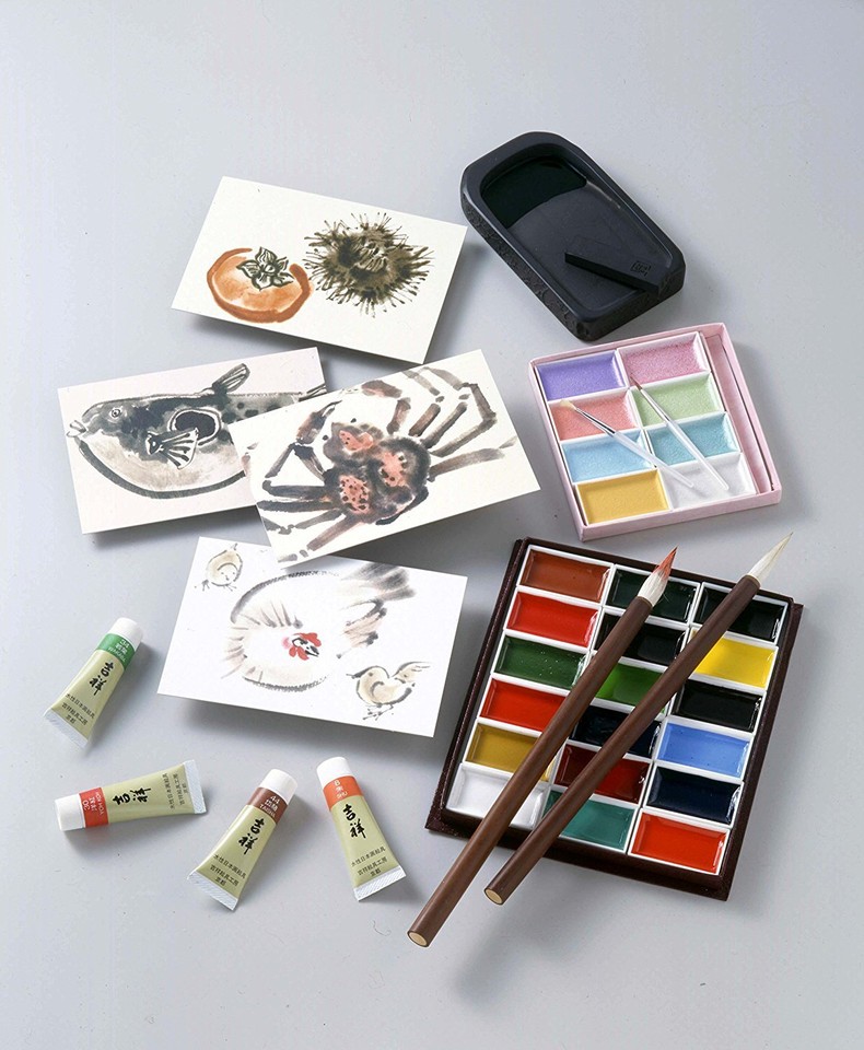 Kissho Gansai Japanese Watercolor Paint New 24 35 48 72 100 Colors Set ...
