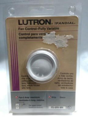 Lutron Fan Control - Fully Variable Fandial 5 Amp Max Rotary | eBay