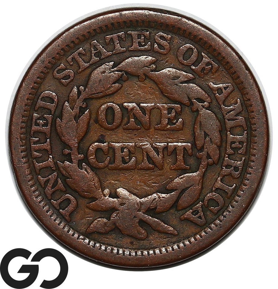 1848 Large Cent, Braided Hair | eBay
