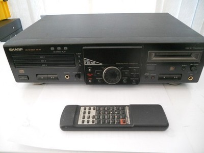Sharp Minidisc + 3 CD Player HIFI MD-R3- Remote -Eratic performance ...