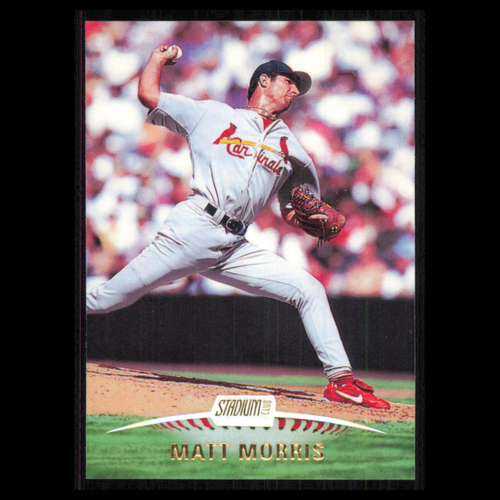 Matt Morris #266 1999 Topps Stadium Club St. Louis Cardinals Baseball ...