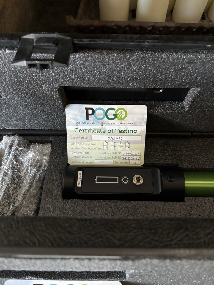 Stevens Pogo Pro Golf Course Turf Management Tool. Moisture Sensor ...