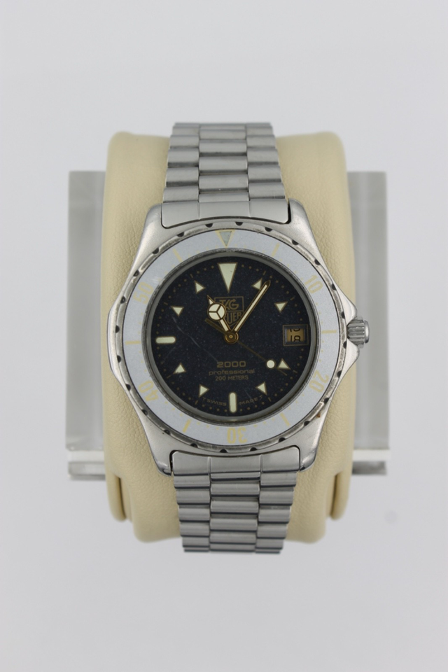 Tag Heuer 972.606 Mens 2000 Series Professional Watch Blue Moondust ...