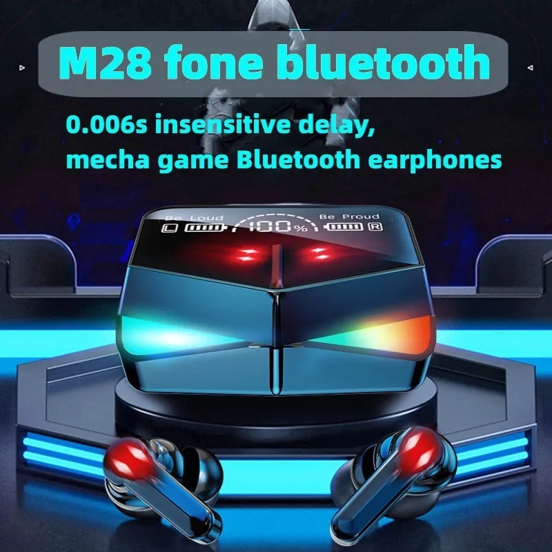 M28 Wireless Earbuds TWS Bluetooth 5.1 Earphones Touch Control ...
