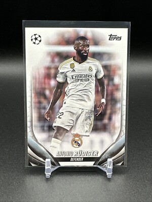 2023-24 Topps UEFA Club Competitions #164 Antonio Rüdiger Real Madrid ...