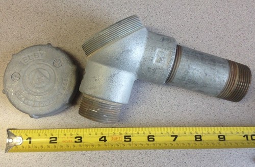 ELBY125 1-1/4" 1.25 in Rigid Conduit Fitting Capped Elbow 90 Hazardous ...