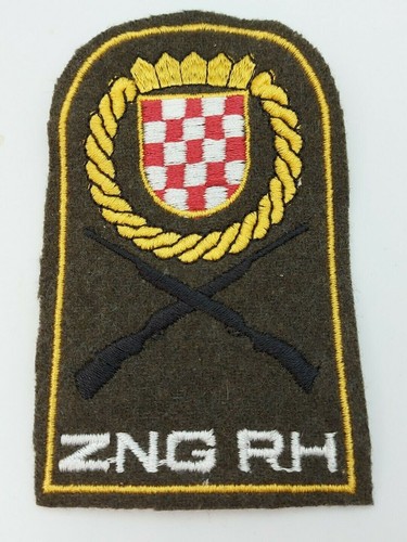 CRO ARMY ZNG RH, Croatian National Guard Zbor narodne garde patch 1990s ...