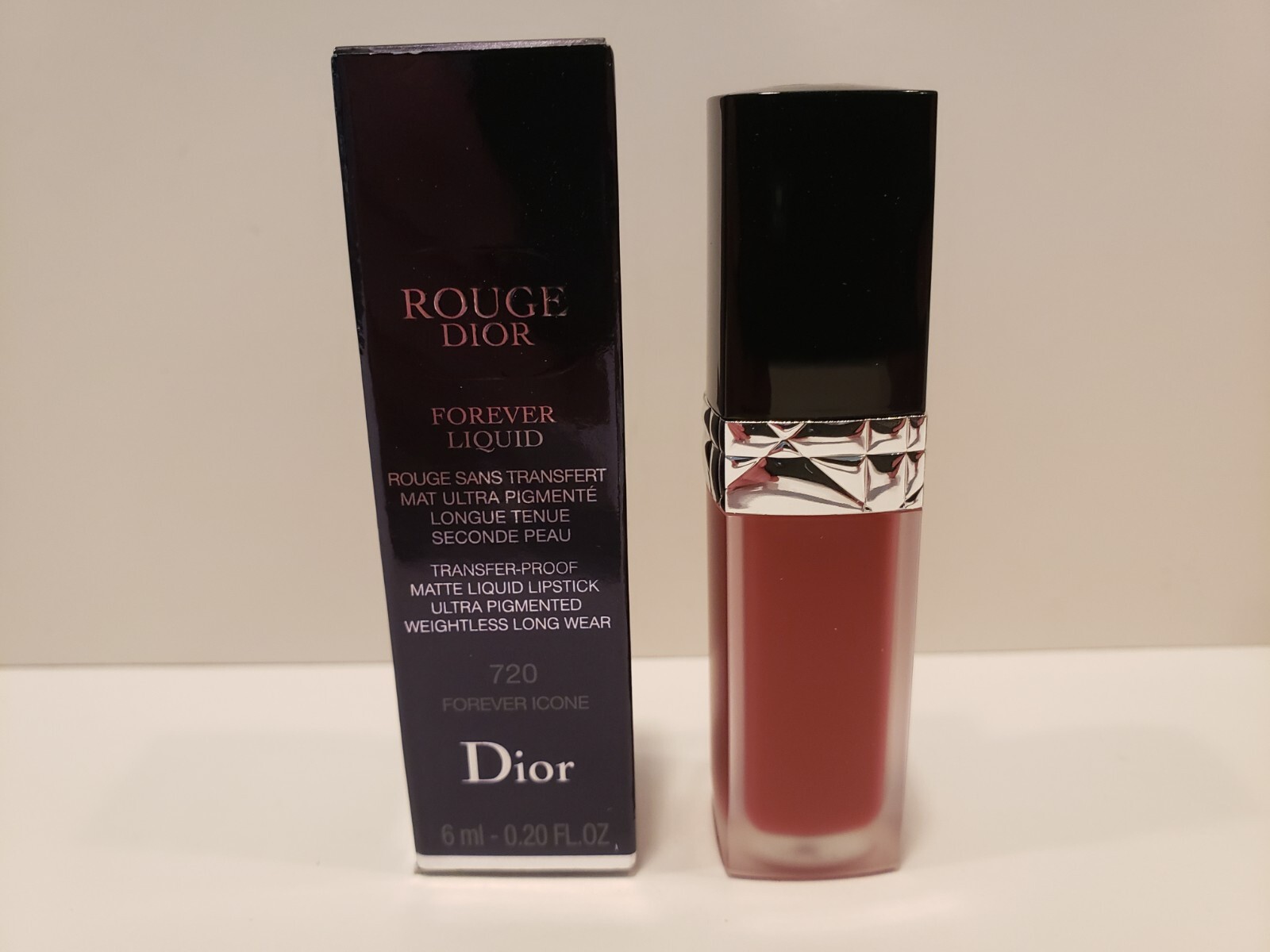 Dior ~ Rouge Dior Forever Liquid ~ #720 Forever Icone ~ 0.20 oz ~ NIB ...